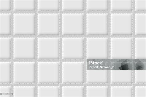 럭셔리한 흰색과 회색 사각형 퀼트 질감 배경입니다 패치워크 퀼트 완벽 한 패턴입니다 기하학적 타일 패턴입니다 벡터 일러스트 레이 션입니다 3차원 형태에 대한 스톡 벡터 아트