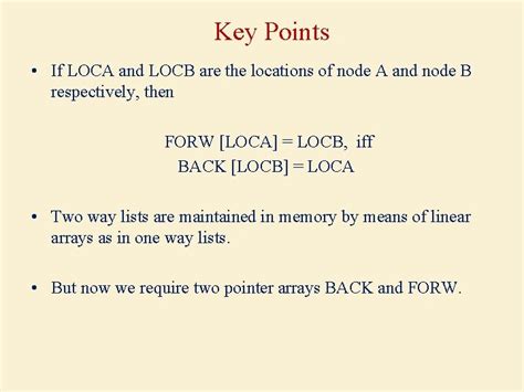 Data Structures Twoway List Outlines Introduction Twoway List