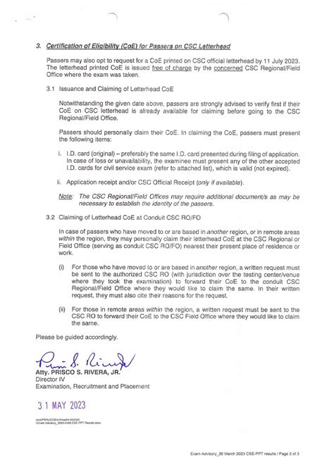 Link Csc Exam Result Augph Full List Of Passers Ocsergs