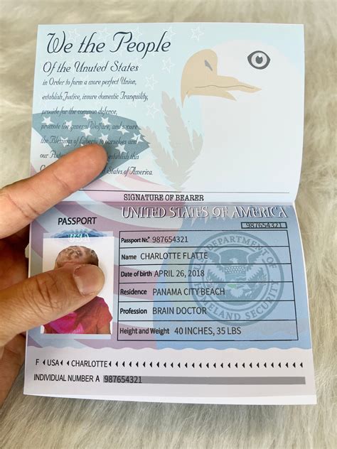 Blank Passport Inside