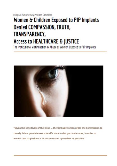 Maladministration At The European Commission Pip Action Campaign