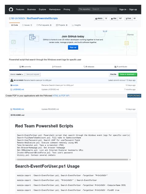 Powershell Script That Search Through The Windows Event Logs For