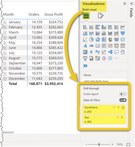 Power BI Drill Through Xelplus Leila Gharani