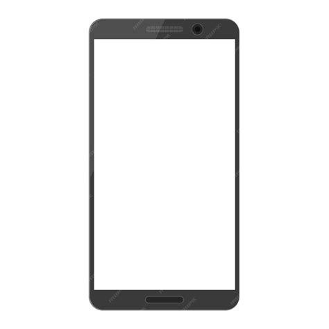 Premium Vector Realistic Smartphone Mockup Isolated In White Background