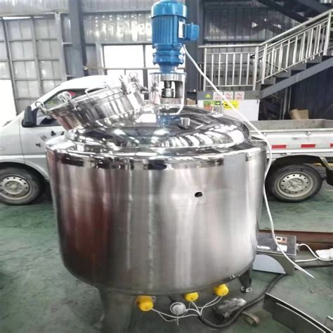 2000l Stainless Steel Vacuum Heating Mixing Jacketed Tank Price