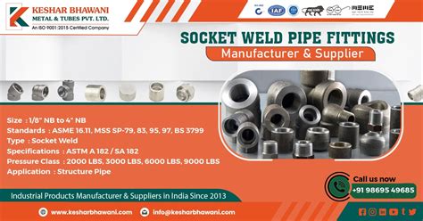 Supplier Of Socket Weld Pipe Fittings In Madhya Pradesh Keshar
