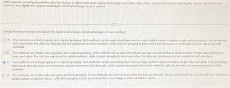 Solved With Regard To Grouping Quantitative Data Into