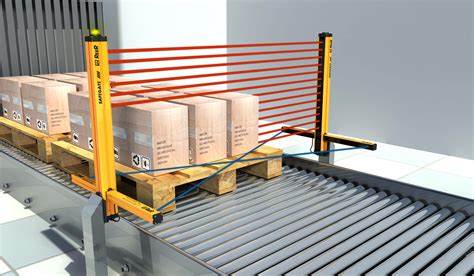 Programmable Safety Light Curtain With Integrated Muting Functions