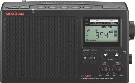 Sangean Amfm Long Range Portable Radio Prd3bk