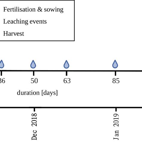 Experimental Schedule Showing Fertilisation And Sowing Leaching