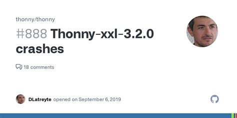 Thonny Xxl Crashes Issue Thonny Thonny GitHub