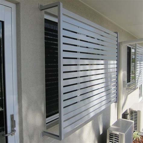 Aluminium Window Privacy Screens Eco Sustainable House
