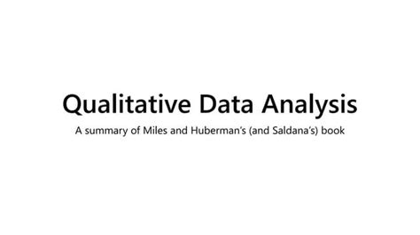 Qual Data Analysis Pptx Computing Technology And Computing
