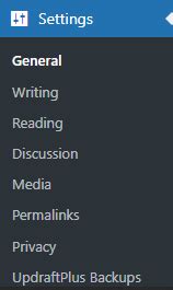 WordPress General Setting GeeksforGeeks
