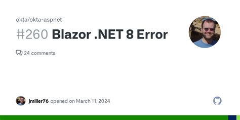 Blazor Net 8 Error · Issue 260 · Oktaokta Aspnet · Github