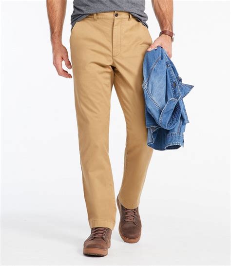 Mens Lakewashed Stretch Khakis Classic Fit