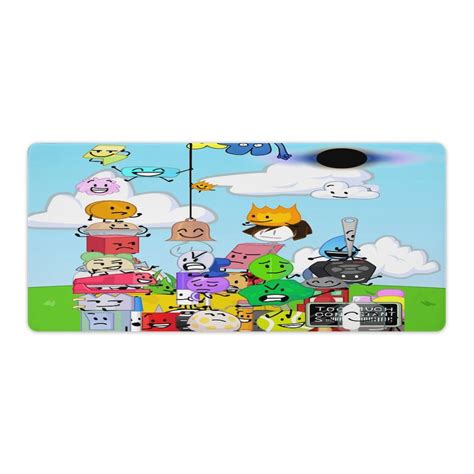 Game Bfdi Battle For Dream Island Large Gaming Mouse Pad For Laptop Computer Rubber Edge Locking