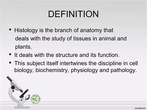 Introduction To Histology Ppt