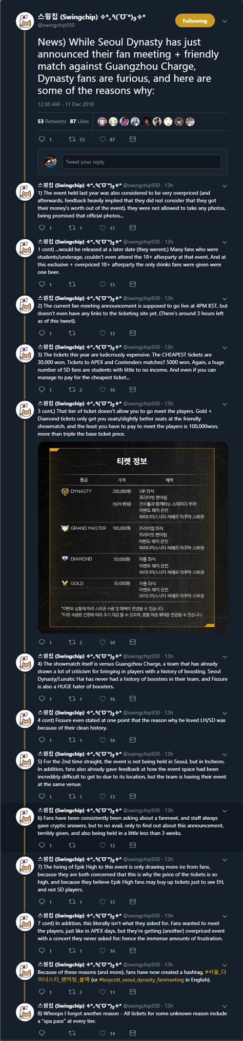 [swingchip] While Seoul Dynasty Has Just Announced Their Fan Meeting