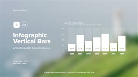 Infographic Vertical Bar Charts After Effects Project Files Videohive