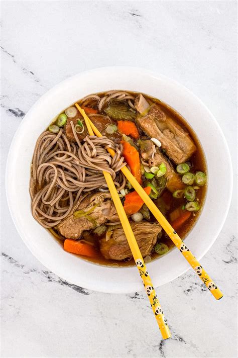 Pork Rib Soup With Noodles Cook Eat World