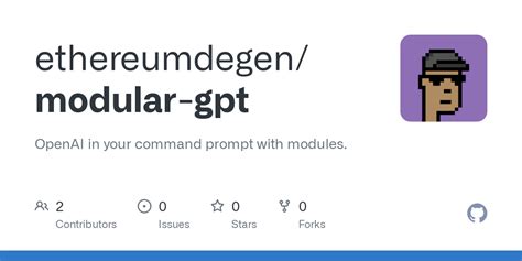 GitHub Ethereumdegen Modular Gpt OpenAI In Your Command Prompt With Modules