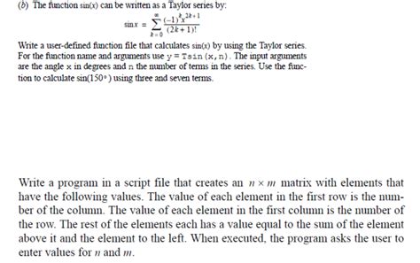 Solved 6 The Function Sin X Can Be Written As A Taylor Chegg Com