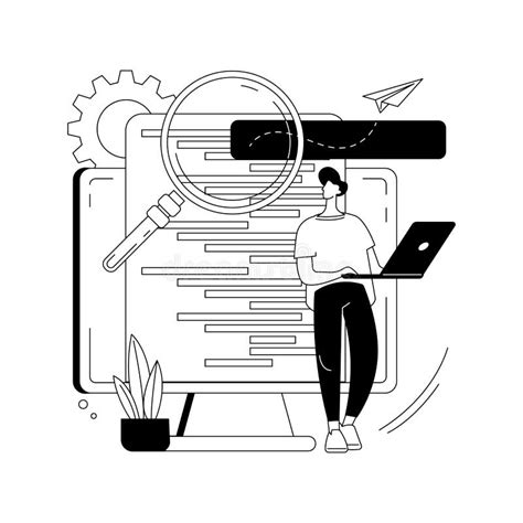 Html5 Website Development Abstract Concept Vector Illustration Stock