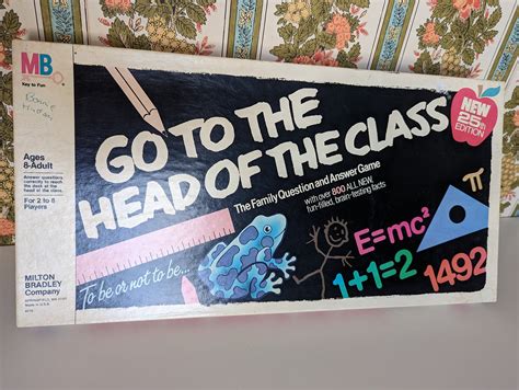 1985 Go To The Head Of The Class Board Game Complete Etsy