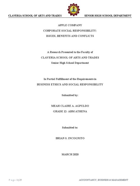 Mini Research Sample Pdf Apple Inc Employment