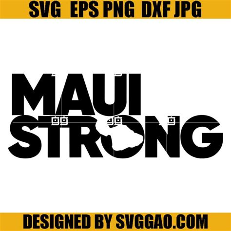 Maui Strong Svg Pray For Maui Svg Svggao