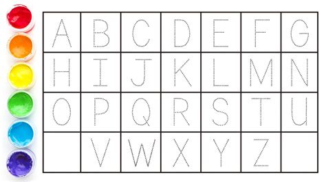 유아와 아이들을 위한 점선따라 알파벳 쓰기 Abc 알파벳 쓰기 Alphabet Song Youtube
