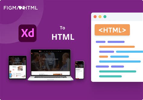 Convert Adobe Xd To Html Code Front End Experts