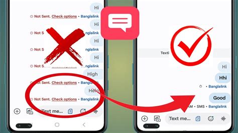 not sending check option problem fix messages trouble sending problem