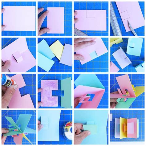 how to make a simple diy pop up book diy pop up book pop up art diy