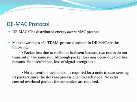 ppt distributed energy aware mac layer protocol for wireless sensor