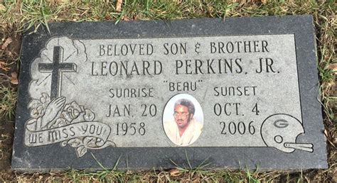 Perkins ~ 24x12 Jet Black Granite Graceland Cemetery Graceland