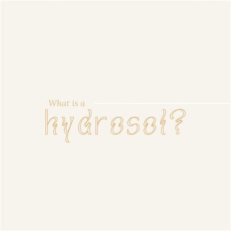 What Is A Hydrosol The Aroma Alchemists