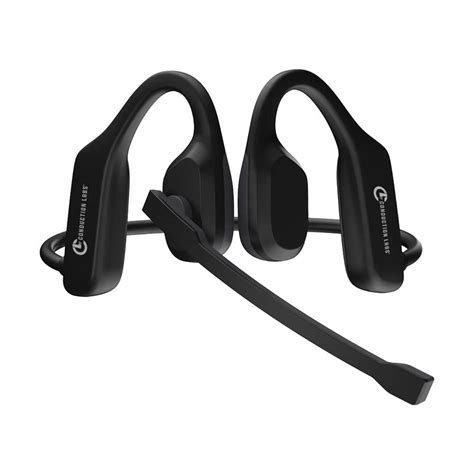 Opn Sound Chat Black Wireless Bluetooth Open Ear Behind The Neck Earbuds With Enc Boom