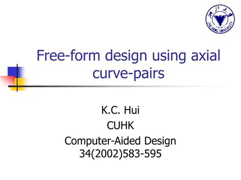 PPT Free Form Design Using Axial Curve Pairs PowerPoint Presentation ID 3884417