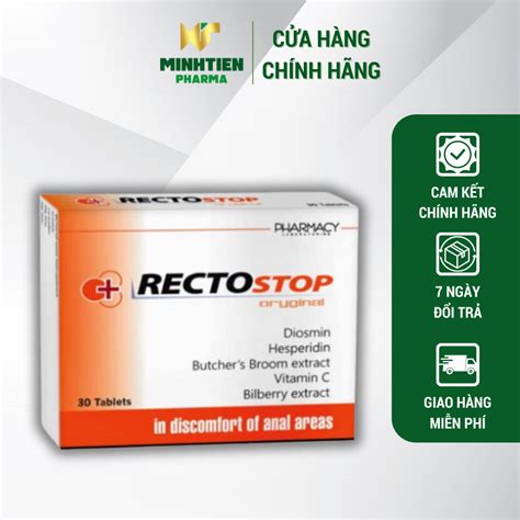 Viên Uống Rectostop Oryginal Hỗ Trợ Cải Thiện Bệnh Trĩ Giảm Nguy Cơ