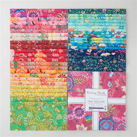 Faraway Florals Ten Squares