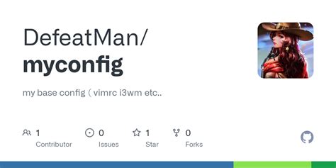 Github Defeatmanmyconfig My Base Config Vimrc I3wm Etc