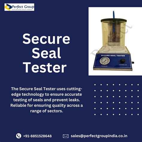Secure Seal Tester At Tia Thomas Blog