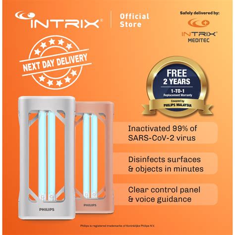 Philips Uvc Uv C Disinfection Desk Lamp Safely Delivered By Intrix Shopee Malaysia