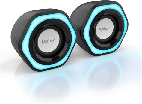 Idoravan Computer Speakers Hifi Sound Quality Computer Sound Bar Usb Powered Pc