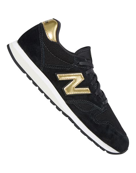 Women's Black & Gold New Balance 520 | Life Style Sports