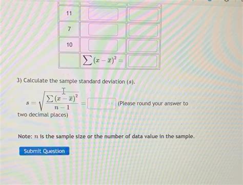 Solved We Are Going To Calculate The Standard Deviation For Chegg