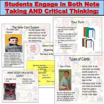 Note Cards Research Paper By PowerPoint Guru TpT