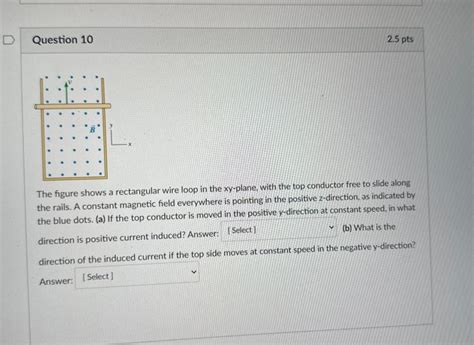 Solved The Figure Shows A Rectangular Wire Loop In The